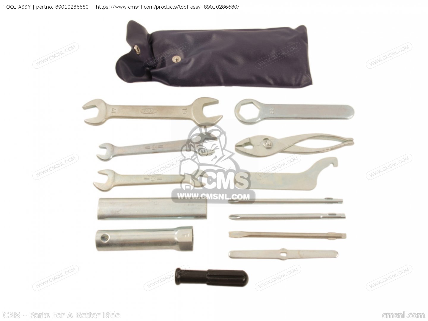 89010286680: TOOL ASSY Honda - buy the 89010-286-680 at CMSNL