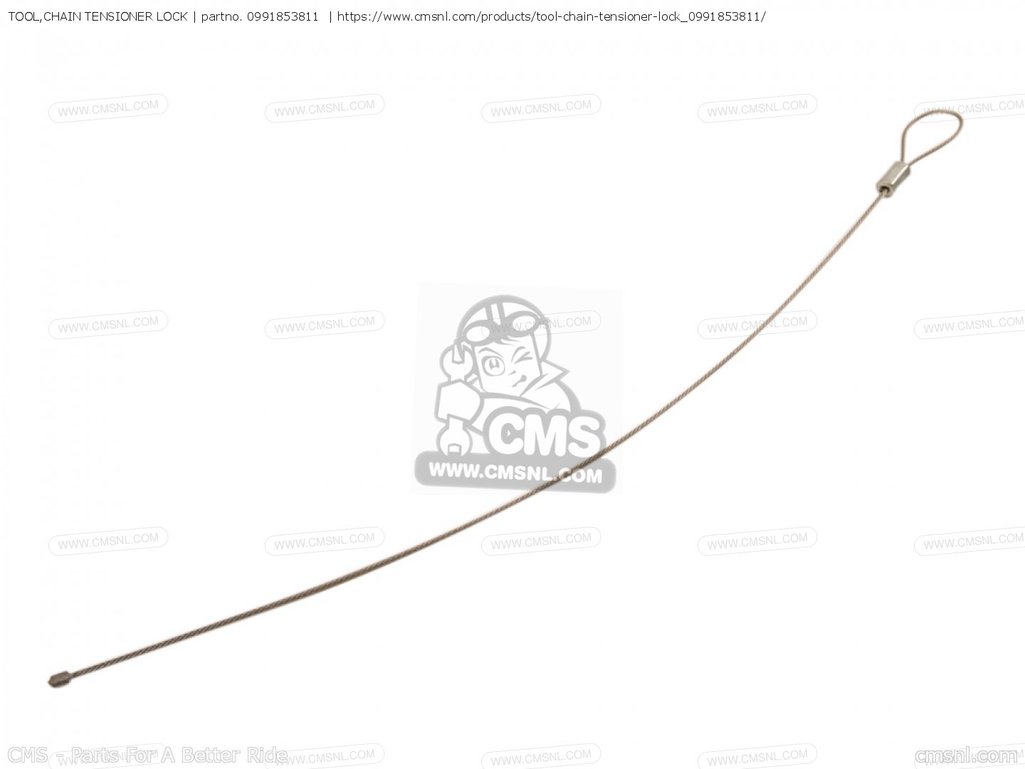 0991853811: TOOL,CHAIN TENSIONER LOCK Suzuki - buy the 09918-53811 at CMSNL