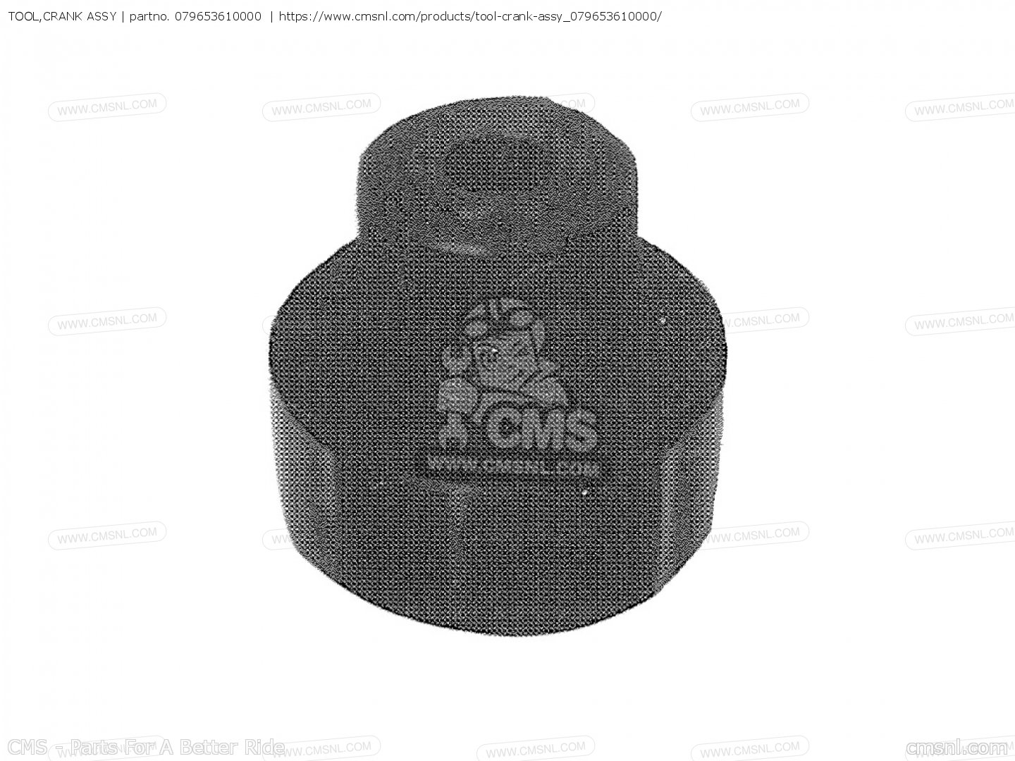 079653610000: TOOL,CRANK ASSY Honda - buy the 07965-3610000 at CMSNL