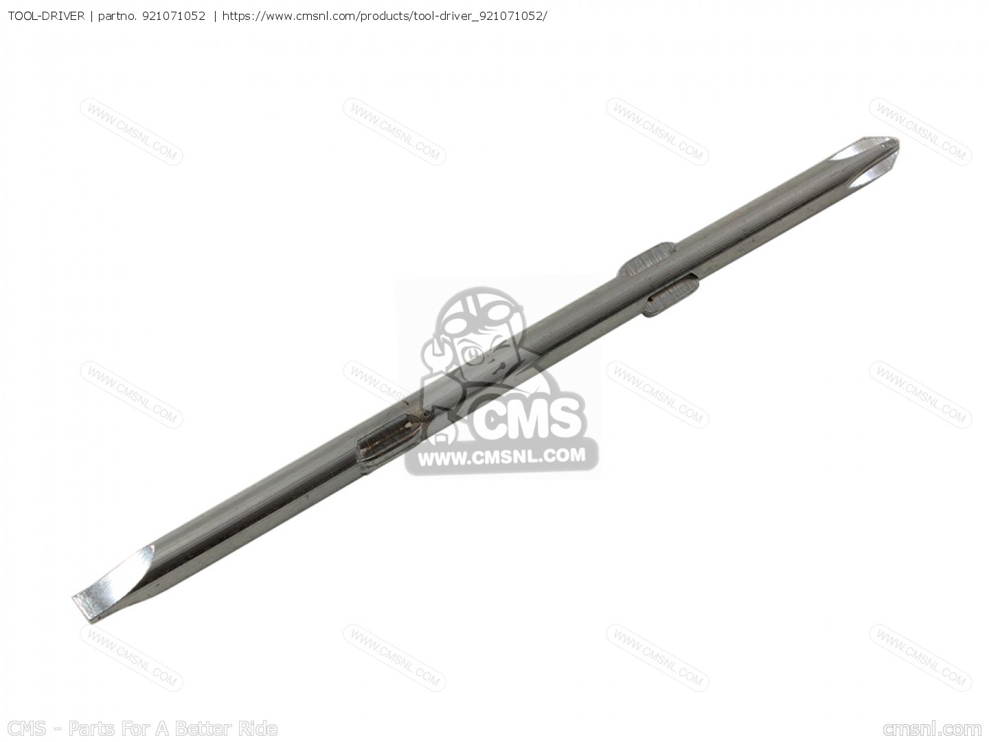 921071052: TOOL-DRIVER Kawasaki - buy the 92107-1052 at CMSNL