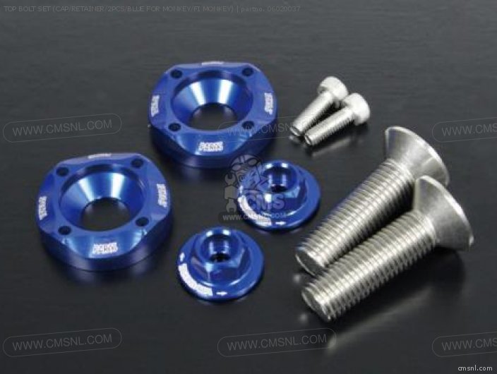 06020037: Top Bolt Set (cap/retainer/2pcs/blue For Monkey/fi Monkey ...