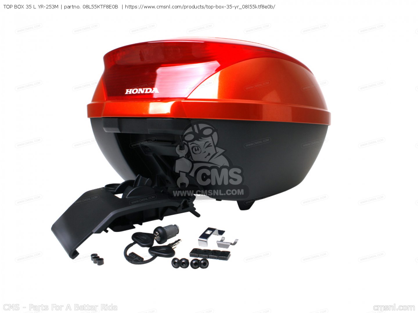 08L55KTF8E0B: Top Box 35 L Yr-253m Honda - buy the 08L55-KTF-8E0B at CMSNL
