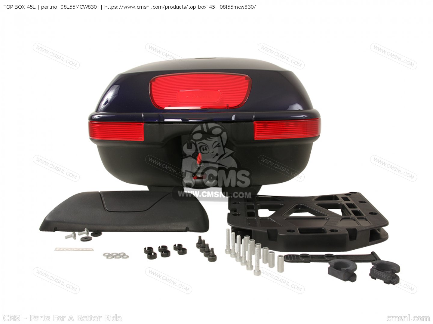 08L55MCW830: TOP BOX 45L Honda - buy the 08L55-MCW-830 at CMSNL