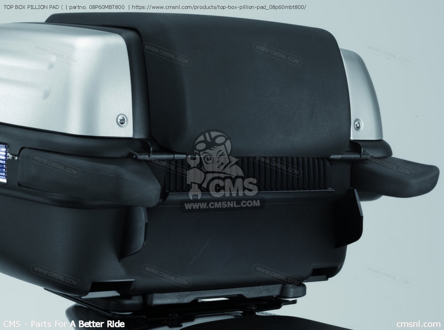 08P60MBT800: TOP BOX PILLION PAD Honda - buy the 08P60-MBT-800 at CMSNL