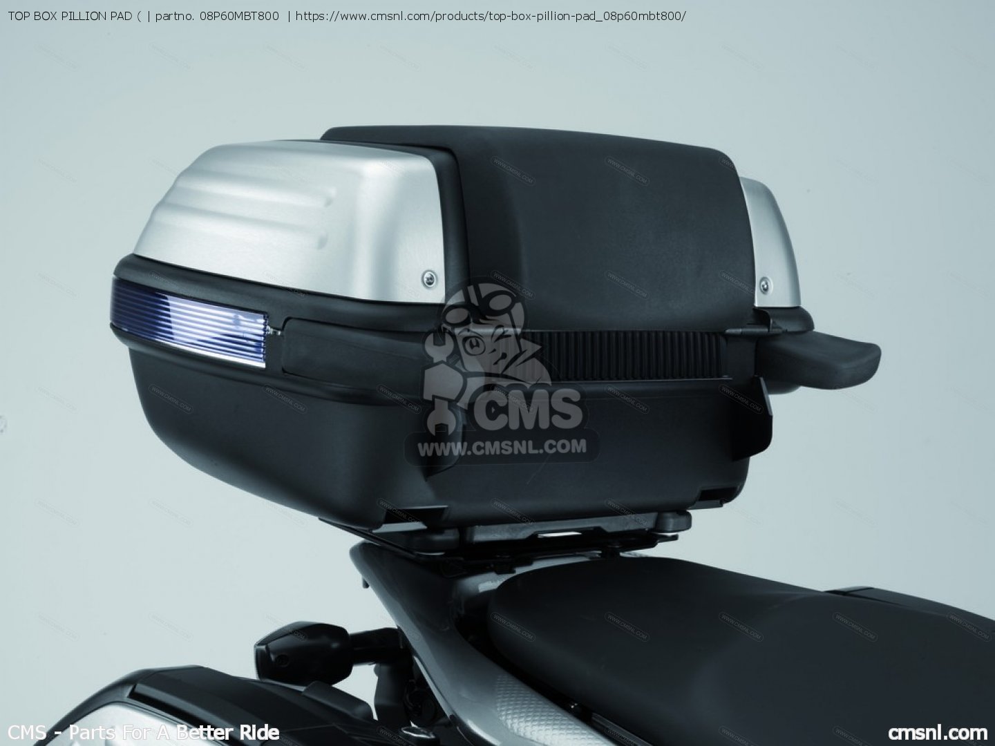 08P60MBT800: Top Box Pillion Pad Honda - buy the 08P60-MBT-800 at CMSNL