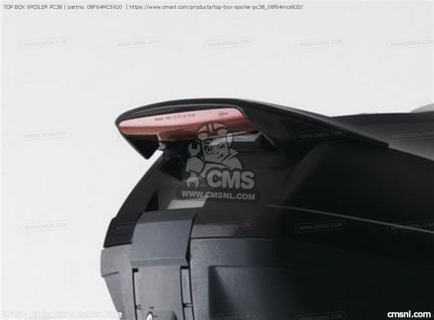 08F64MCS920: TOP BOX SPOILER PB38 Honda - buy the 08F64-MCS-920 at CMSNL