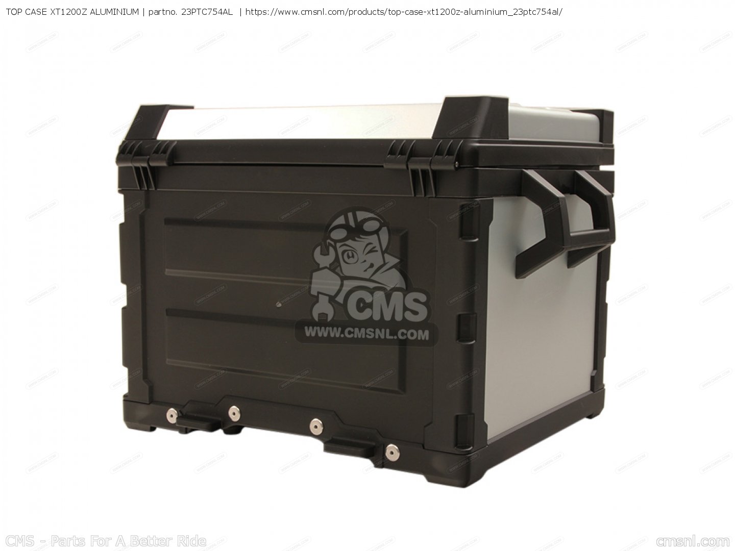 23PTC754AL: TOP CASE XT1200Z ALUMINIUM Yamaha - buy the 23P-TC754-AL-00 ...