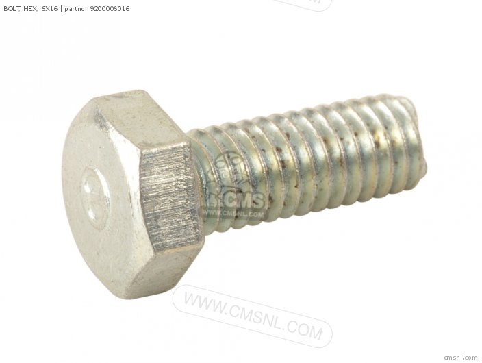 Tornillo HEX. 6X16 para Honda - pedido en CMSNL