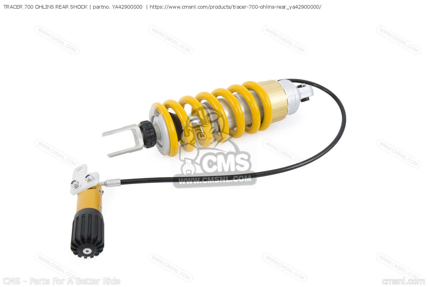 YA42900000: TRACER 700 OHLINS REAR SHOCK Yamaha - buy the YA4-29000-00 ...