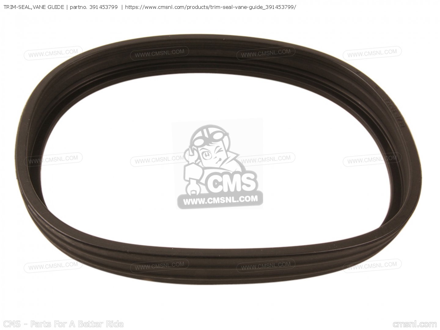 391453799: Trim-seal,vane Guide Kawasaki - buy the 39145-3799 at CMSNL