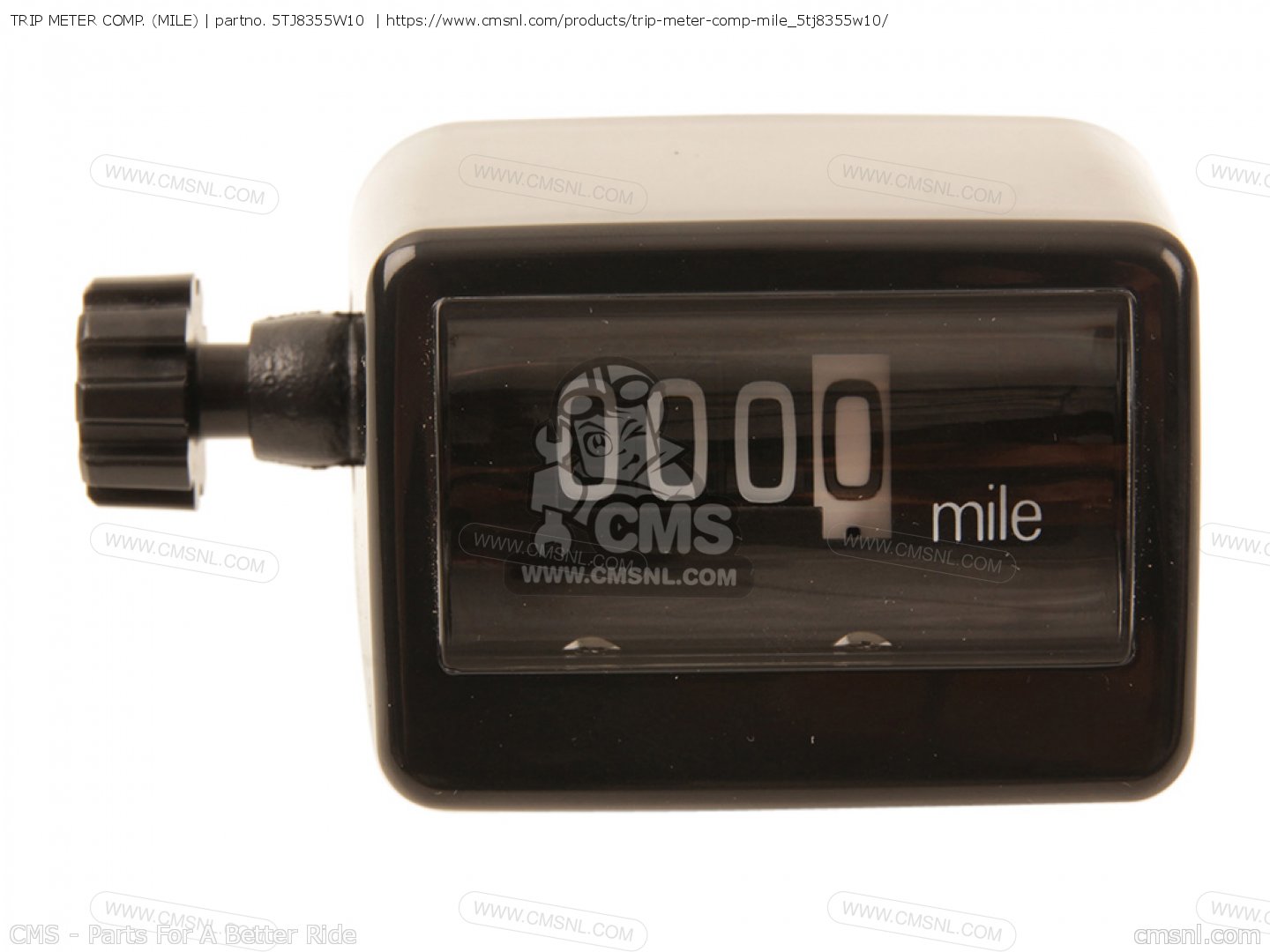 5TJ8355W10: TRIP METER COMP. (MILE) Yamaha - buy the 5TJ-8355W-10-00 at ...