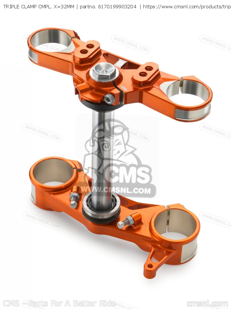 6170199903204: TRIPLE CLAMP CMPL. X=32MM KTM - buy the 6170199903204 at CMSNL
