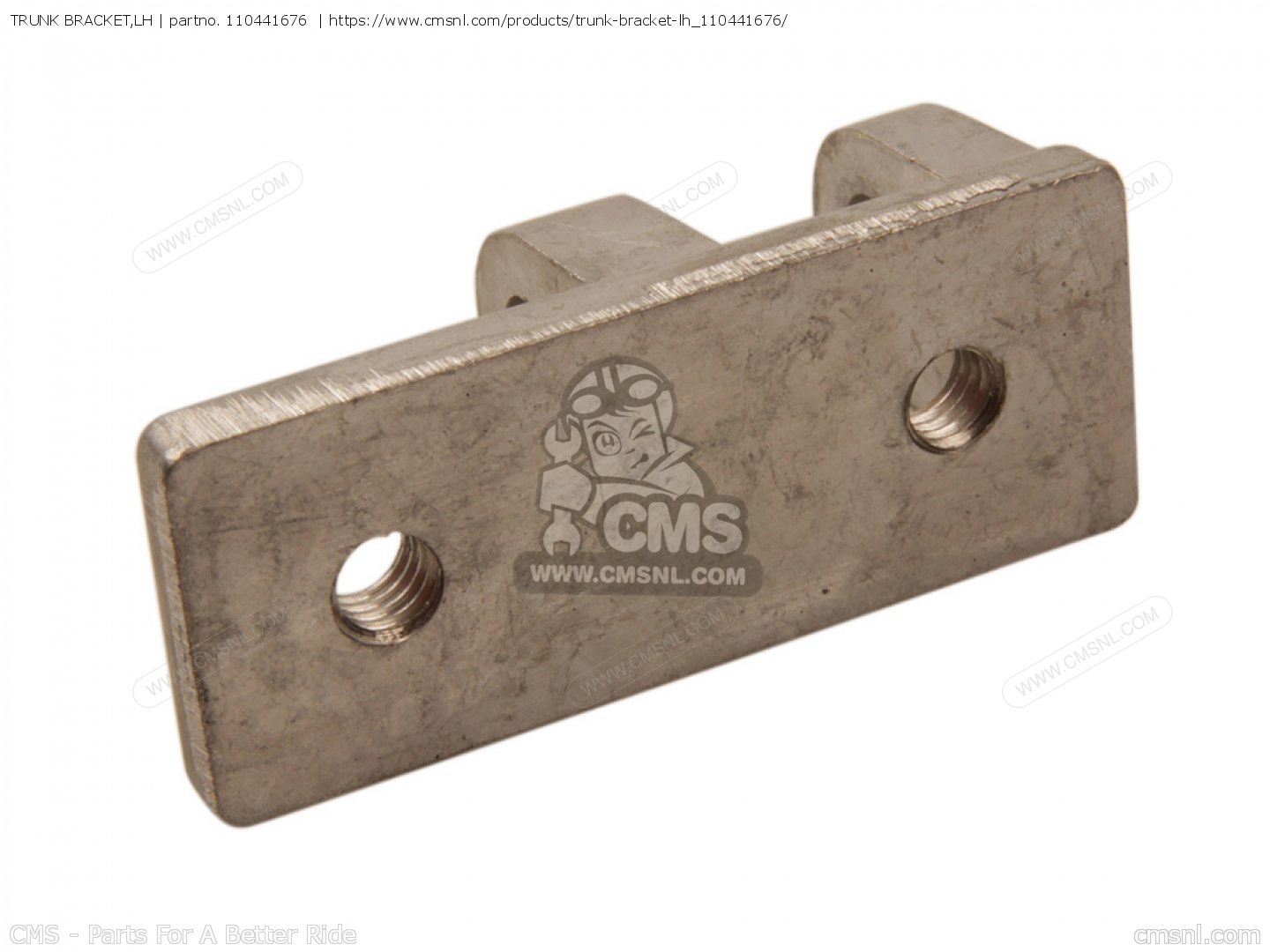 110441676: TRUNK BRACKET,LH Kawasaki - buy the 11044-1676 at CMSNL