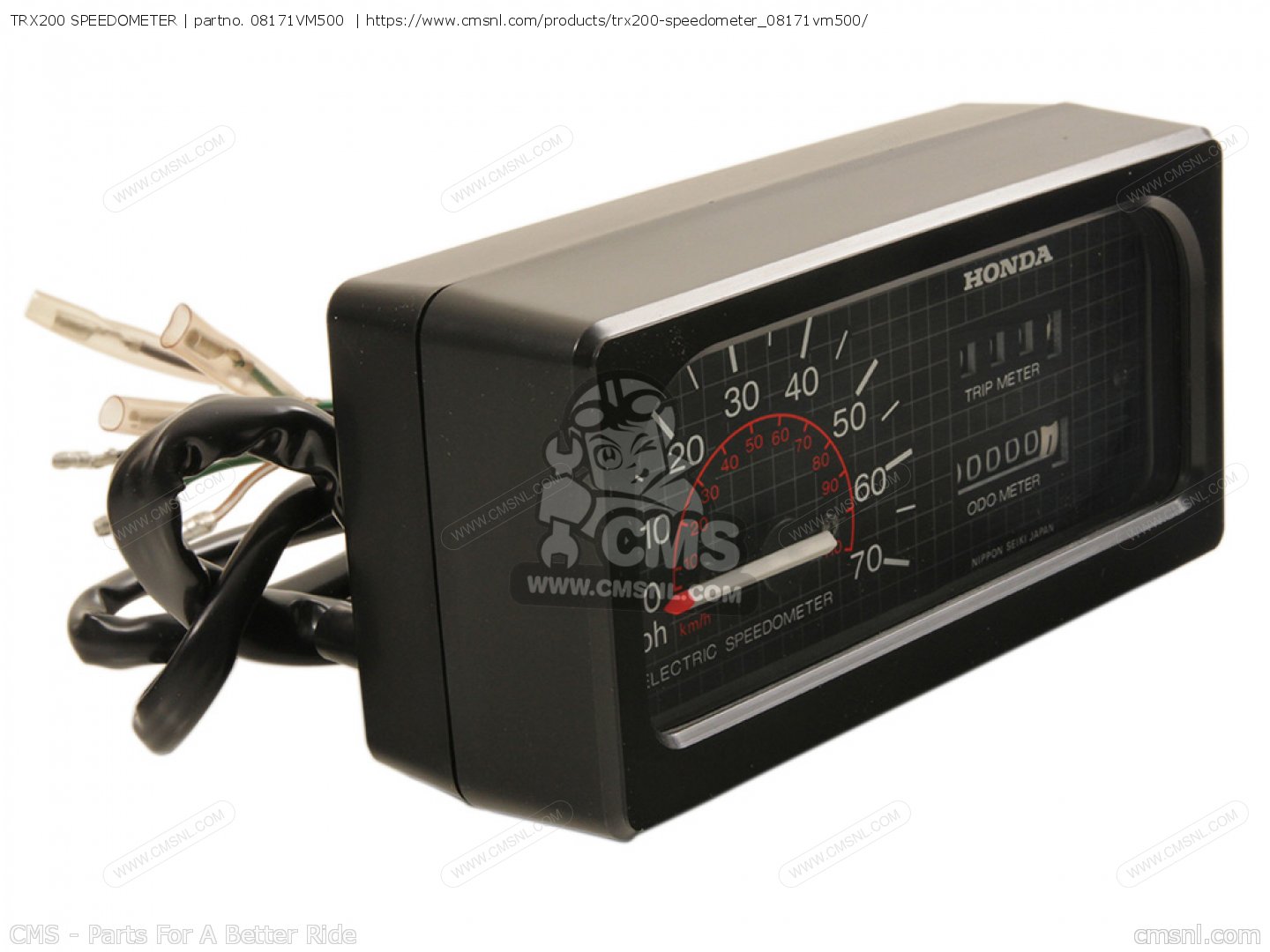08171VM500: Trx200 Speedometer Honda - buy the 08171-VM5-00 at CMSNL