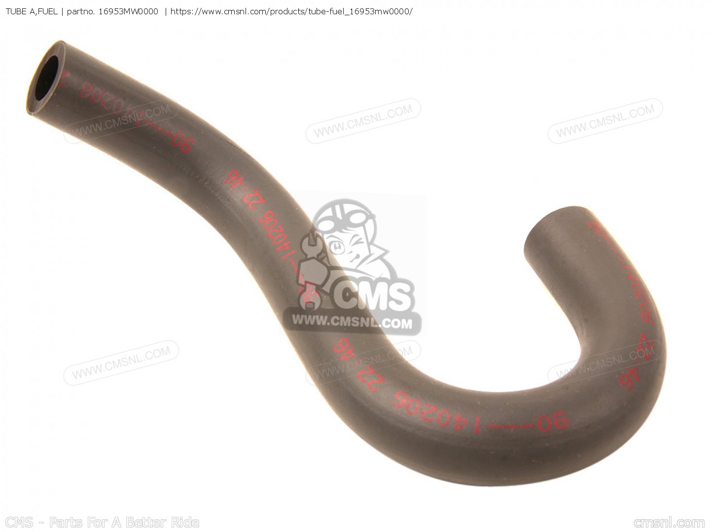 16953MW0000: Tube A,fuel Honda - buy the 16953-MW0-000 at CMSNL