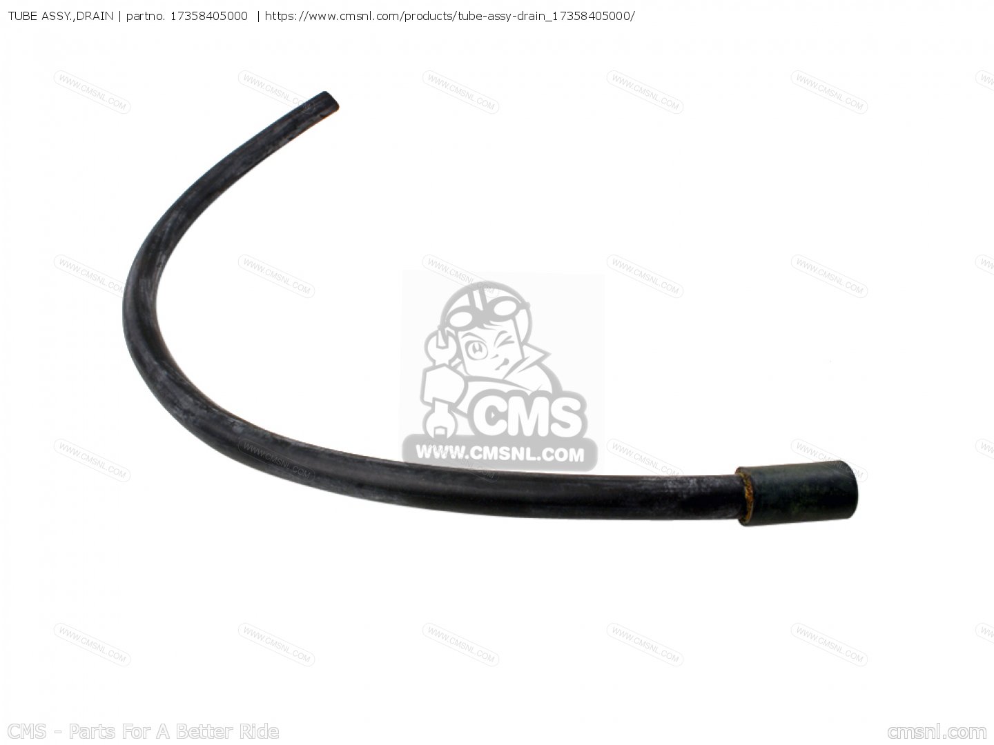 17358405000: Tube Assy.,drain Honda - buy the 17358-405-000 at CMSNL