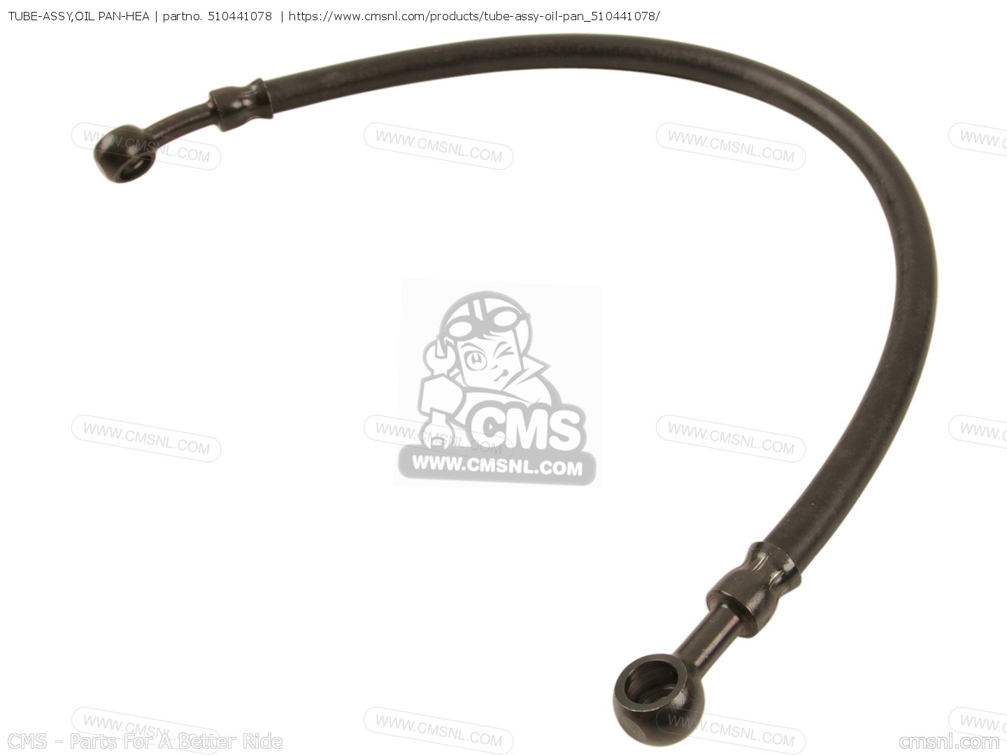 510441078: Tube-assy,oil Pan-hea Kawasaki - buy the 51044-1078 at CMSNL