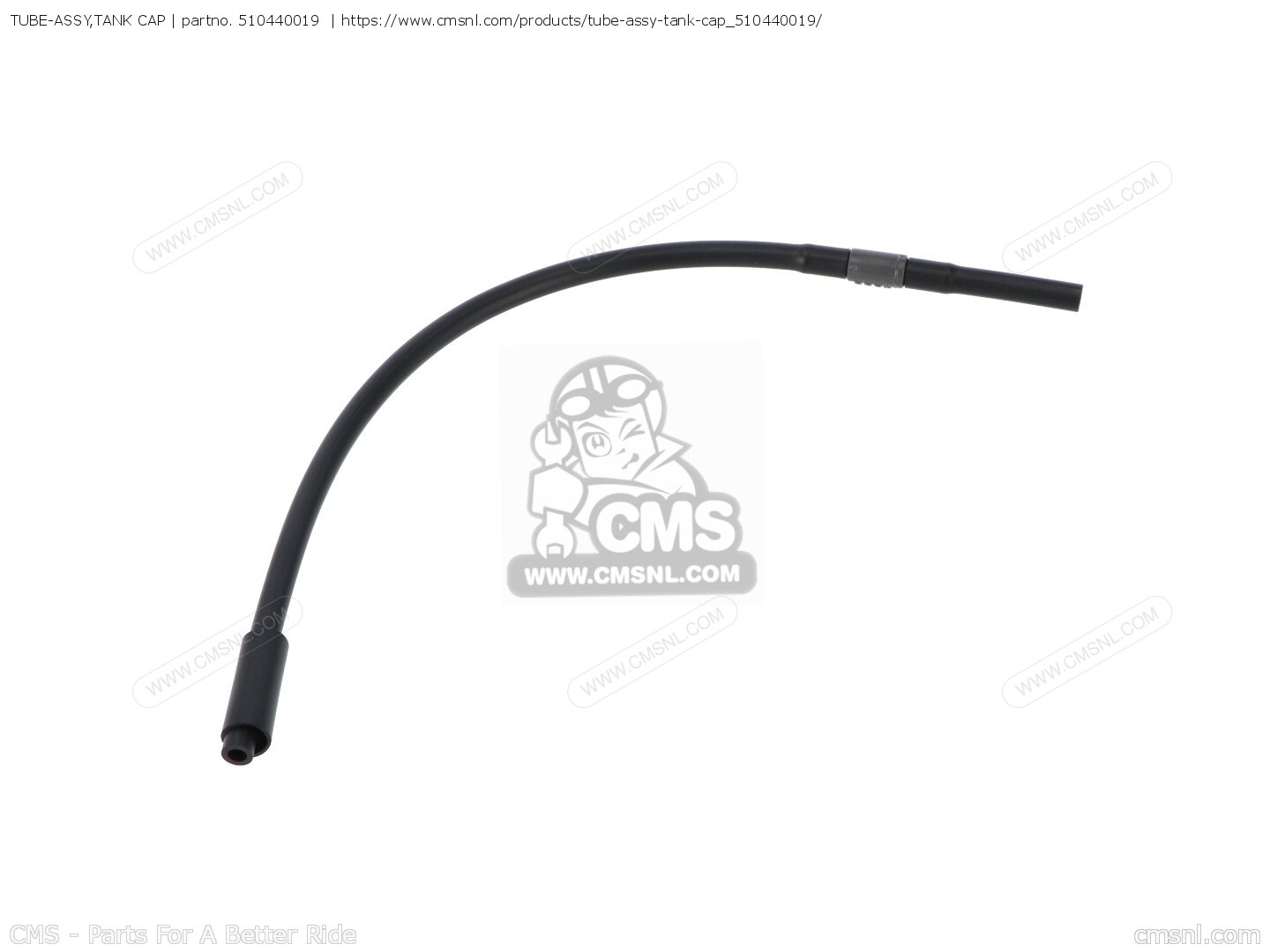 510440019: Tube-assy,tank Cap Kawasaki - buy the 51044-0019 at CMSNL