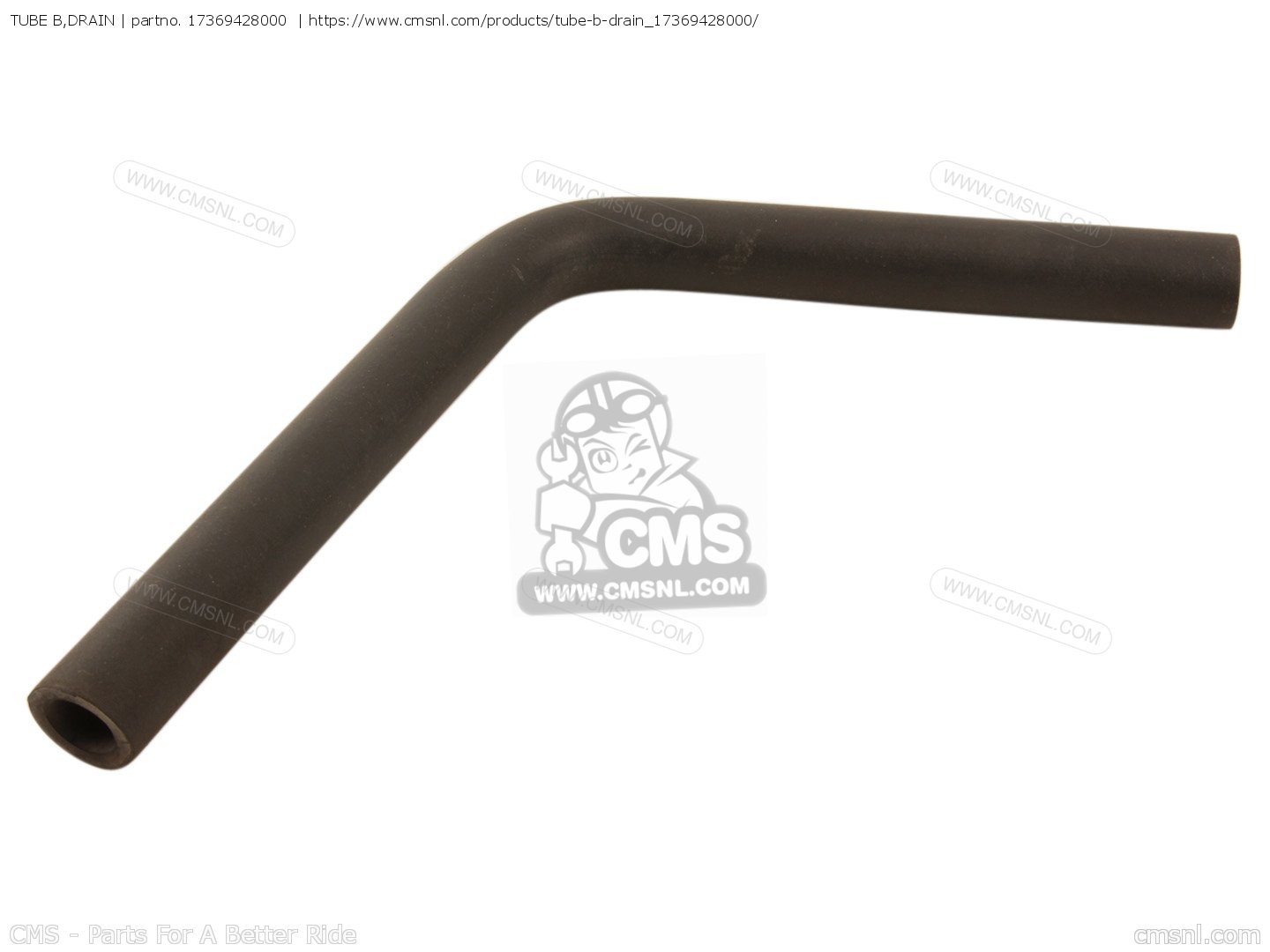 17369428000: TUBE B,DRAIN Honda - buy the 17369-428-000 at CMSNL