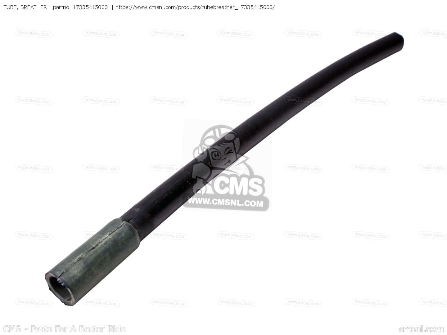 17335415000: TUBE, BREATHER Honda - buy the 17335-415-000 at CMSNL