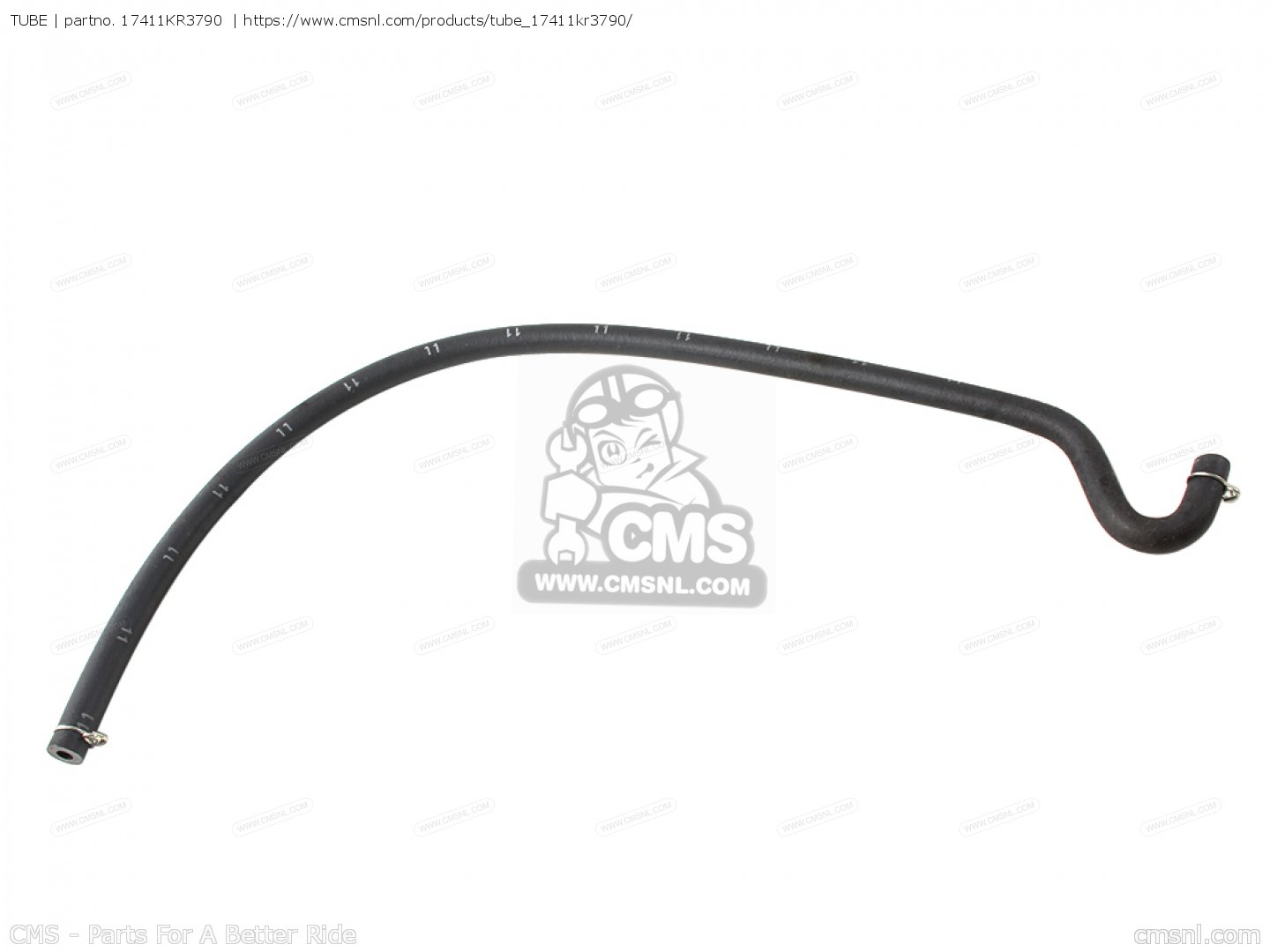 17411KR3790: TUBE Honda - buy the 17411-KR3-790 at CMSNL