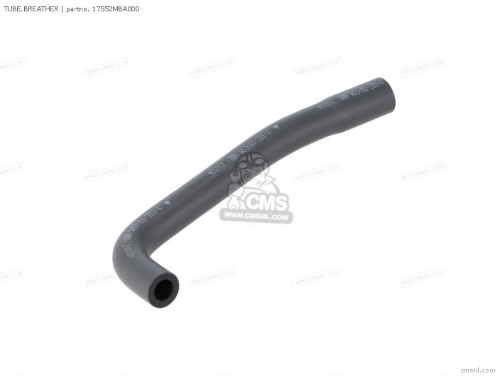 17552MBA000: TUBE,BREATHER Honda - buy the 17552-MBA-000 at CMSNL