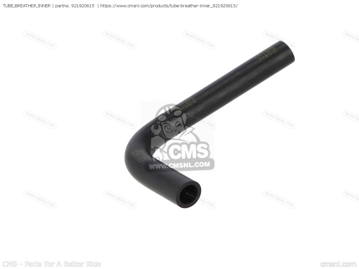 921920615: TUBE,BREATHER,INNER Kawasaki - buy the 92192-0615 at CMSNL