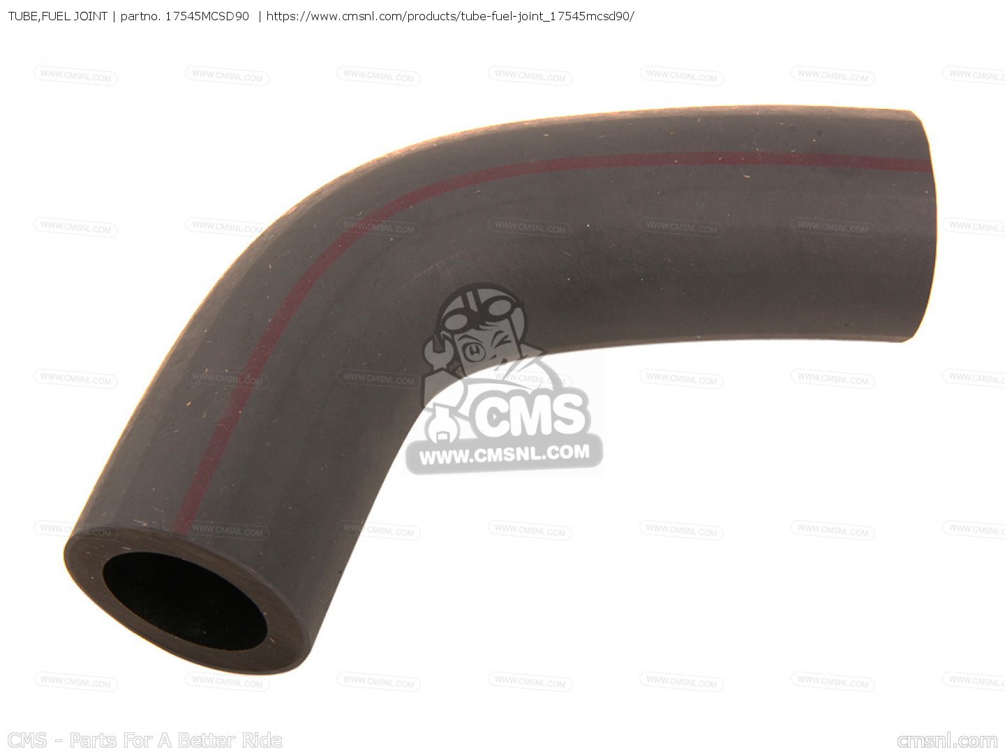 17545MCSD90: TUBE,FUEL JOINT Honda - buy the 17545-MCS-D90 at CMSNL