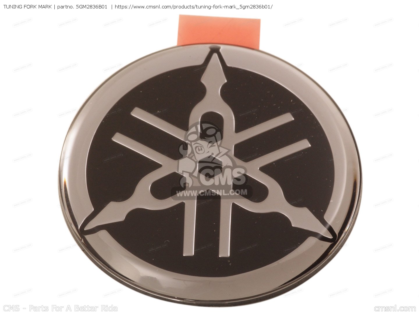 5GM2836B01: TUNING FORK MARK Yamaha - buy the 5GM-2836B-01-00 at CMSNL