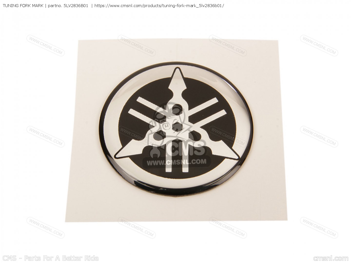 5LV2836B01: TUNING FORK MARK Yamaha - buy the 5LV-2836B-01-00 at CMSNL