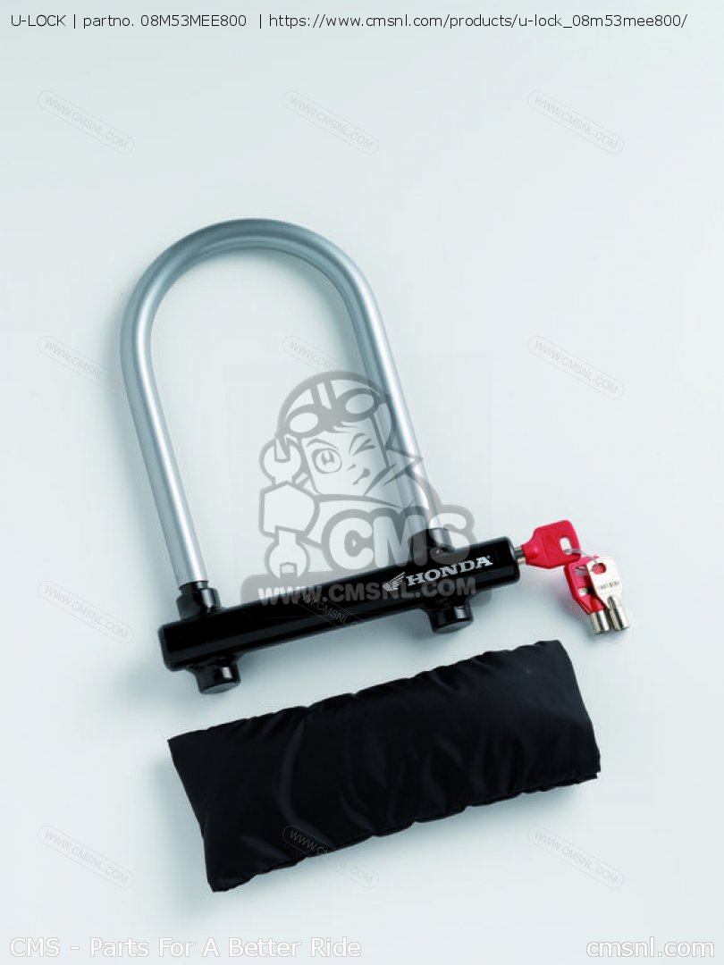 08M53MEE800: U-lock 123/217 Honda - buy the 08M53-MEE-800 at CMSNL