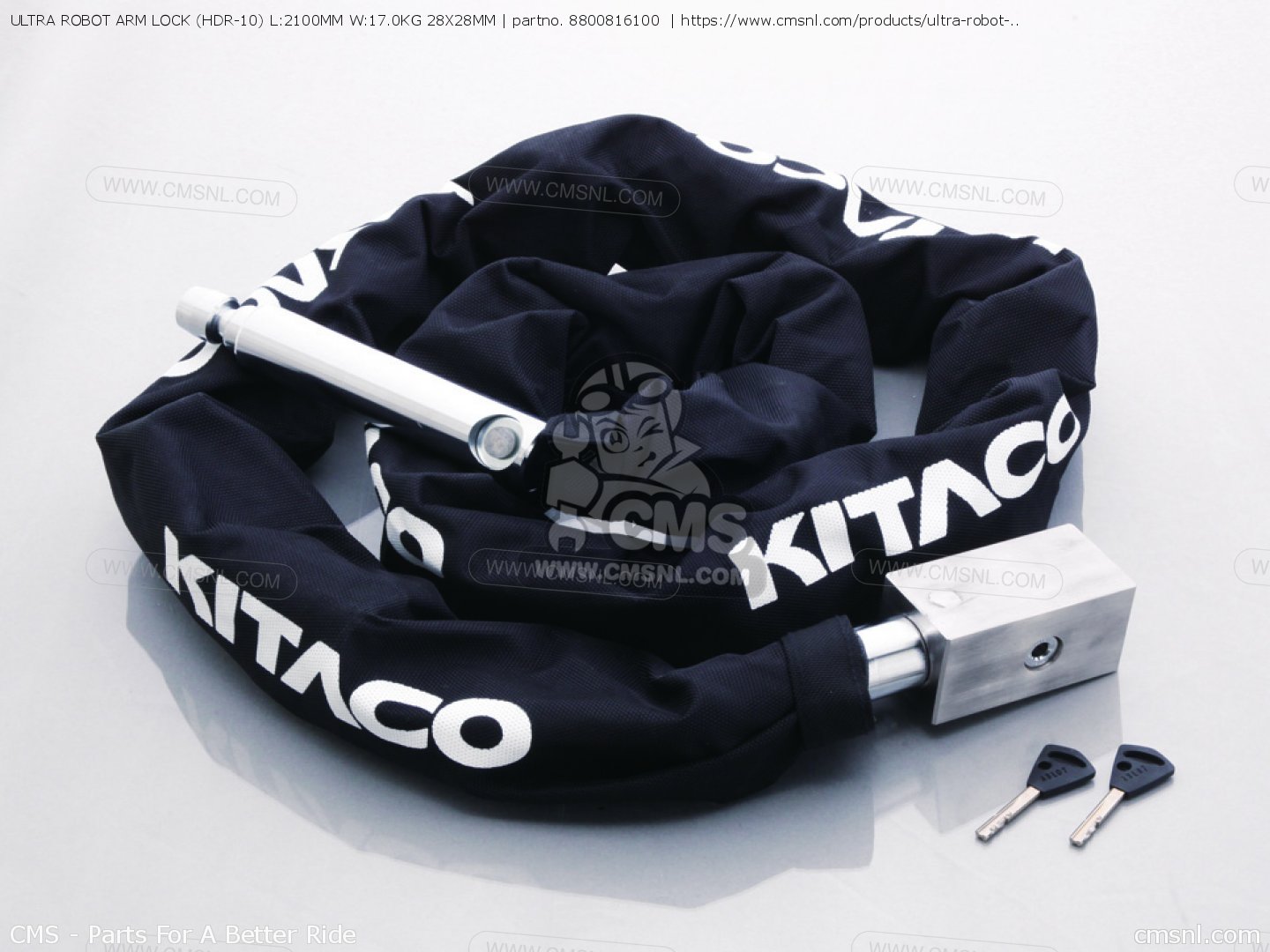 8800816100: ULTRA ROBOT ARM LOCK (HDR-10) L:2100MM W:17.0KG 28X28MM ...