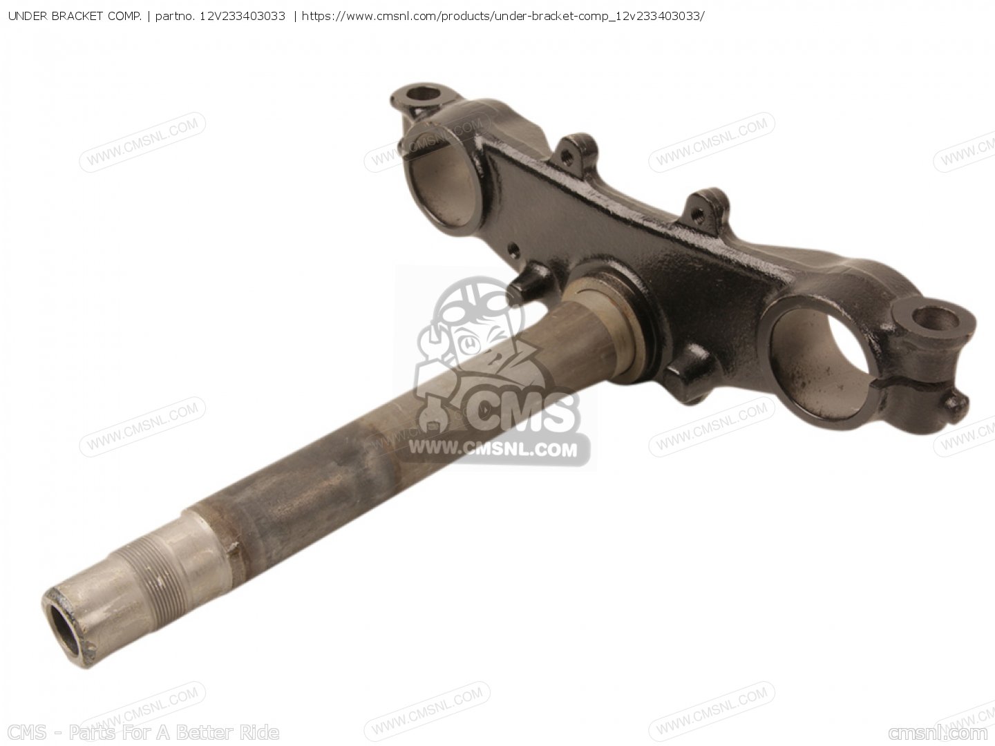 12V233403033: Under Bracket Comp. Yamaha - buy the 12V-23340-30-33 at CMSNL