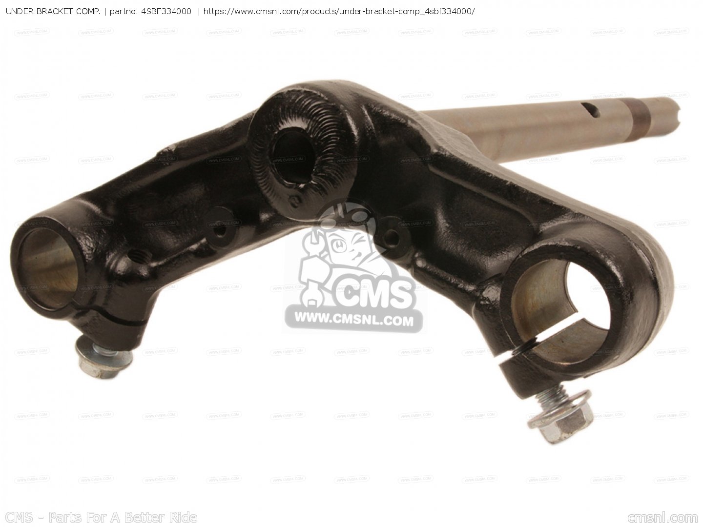 4SBF334000: UNDER BRACKET COMP. Yamaha - buy the 4SB-F3340-00-00 at CMSNL