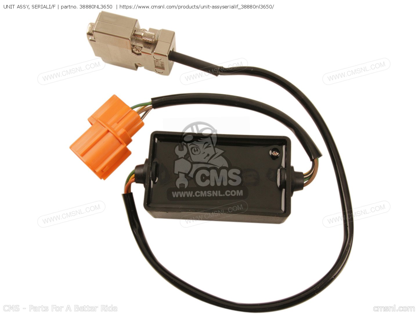 38880NL3650: UNIT ASSY, SERIALI/F Honda - buy the 38880-NL3-650 at CMSNL