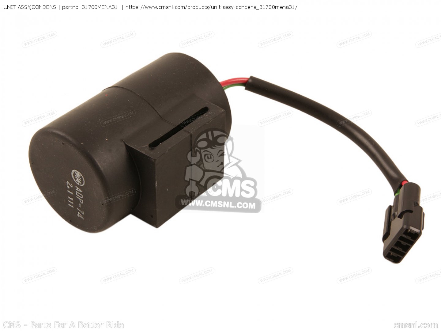 31700MENA31: Unit Assy,condens Honda - buy the 31700-MEN-A31 at CMSNL