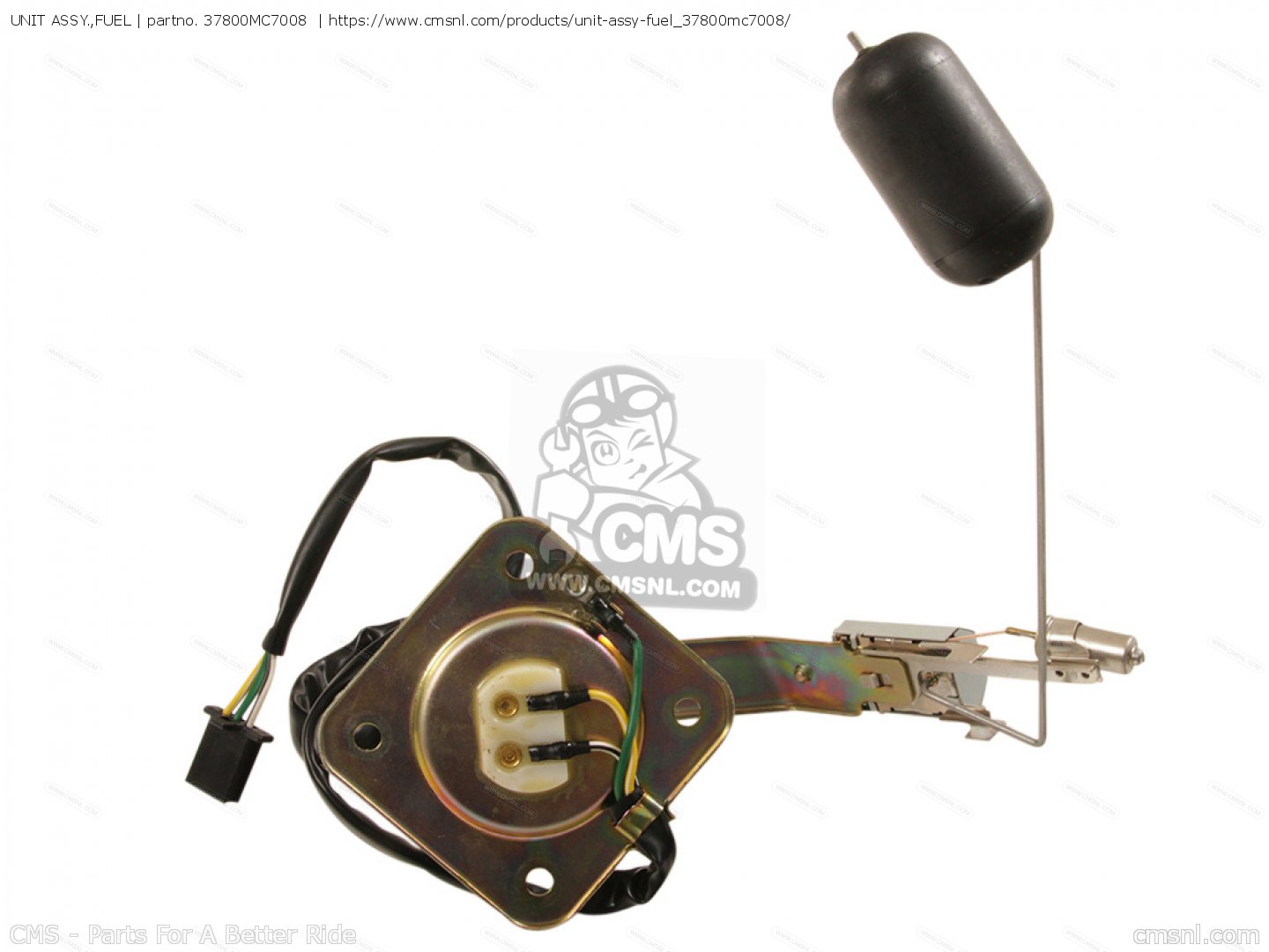 37800MC7008: UNIT ASSY.,FUEL Honda - buy the 37800-MC7-008 at CMSNL