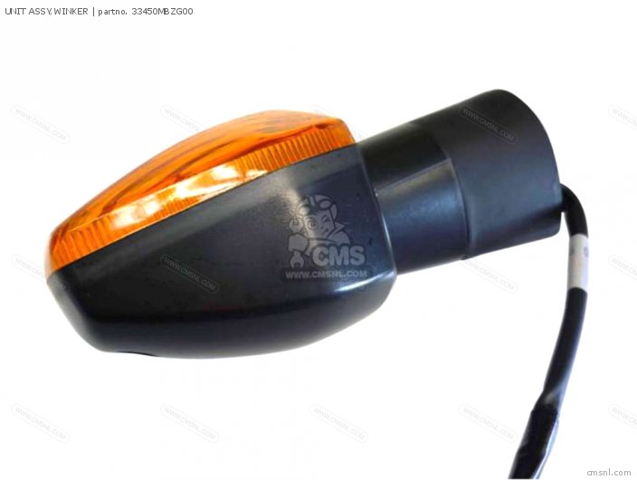 33450MBZG00: UNIT ASSY,WINKER Honda - buy the 33450-MBZ-G00 at CMSNL