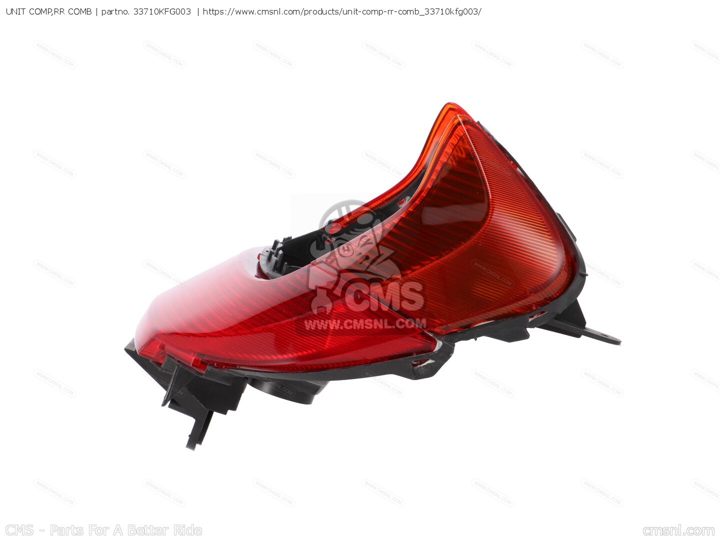 33710KFG003: Unit Comp,rr Comb Honda - buy the 33710-KFG-003 at CMSNL