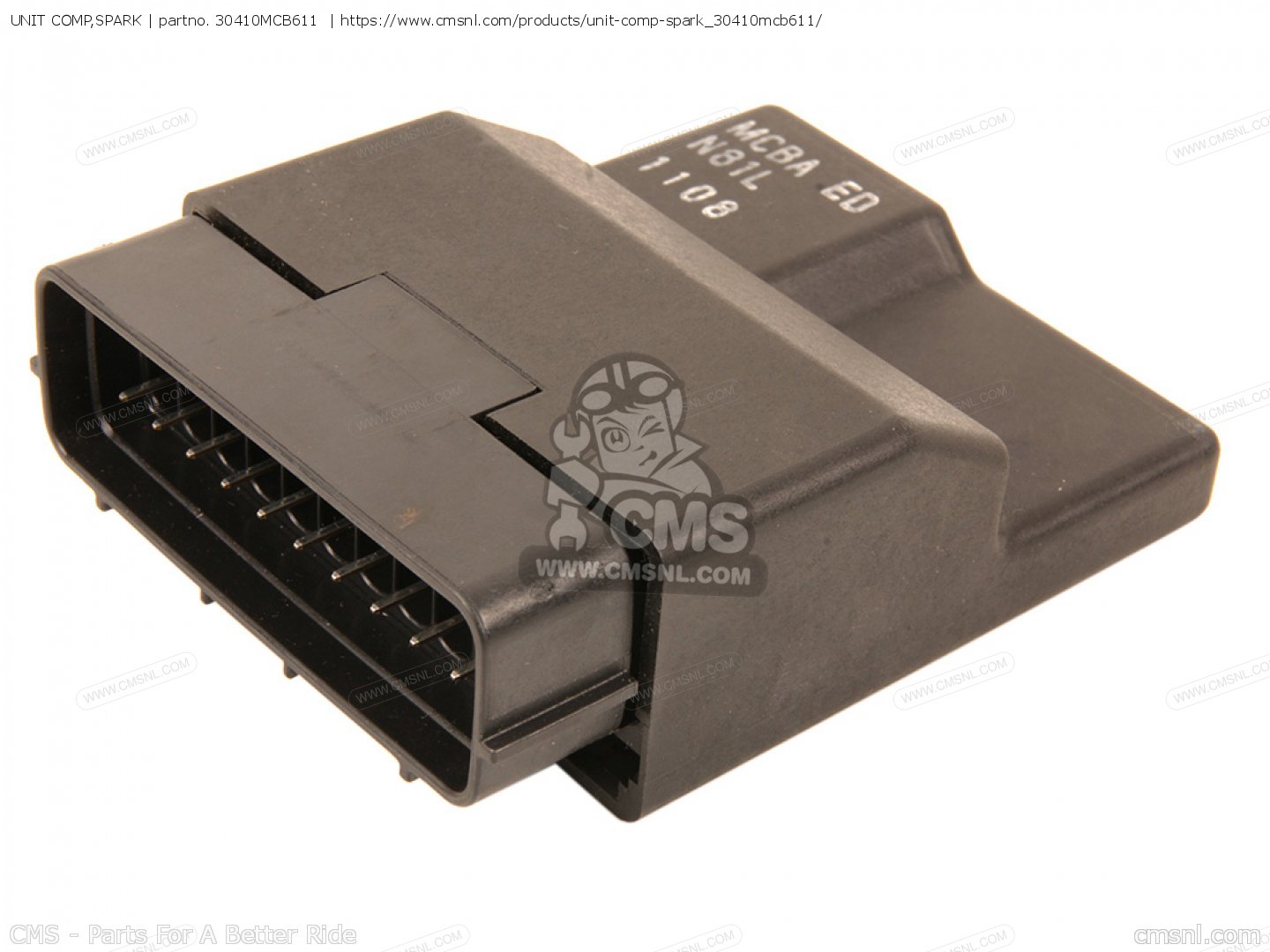 30410MCB611: UNIT COMP,SPARK Honda - buy the 30410-MCB-611 at CMSNL