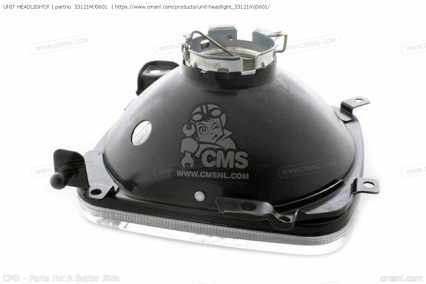 33121MJ0601: Unit Headlight,r Honda - buy the 33121-MJ0-601 at CMSNL