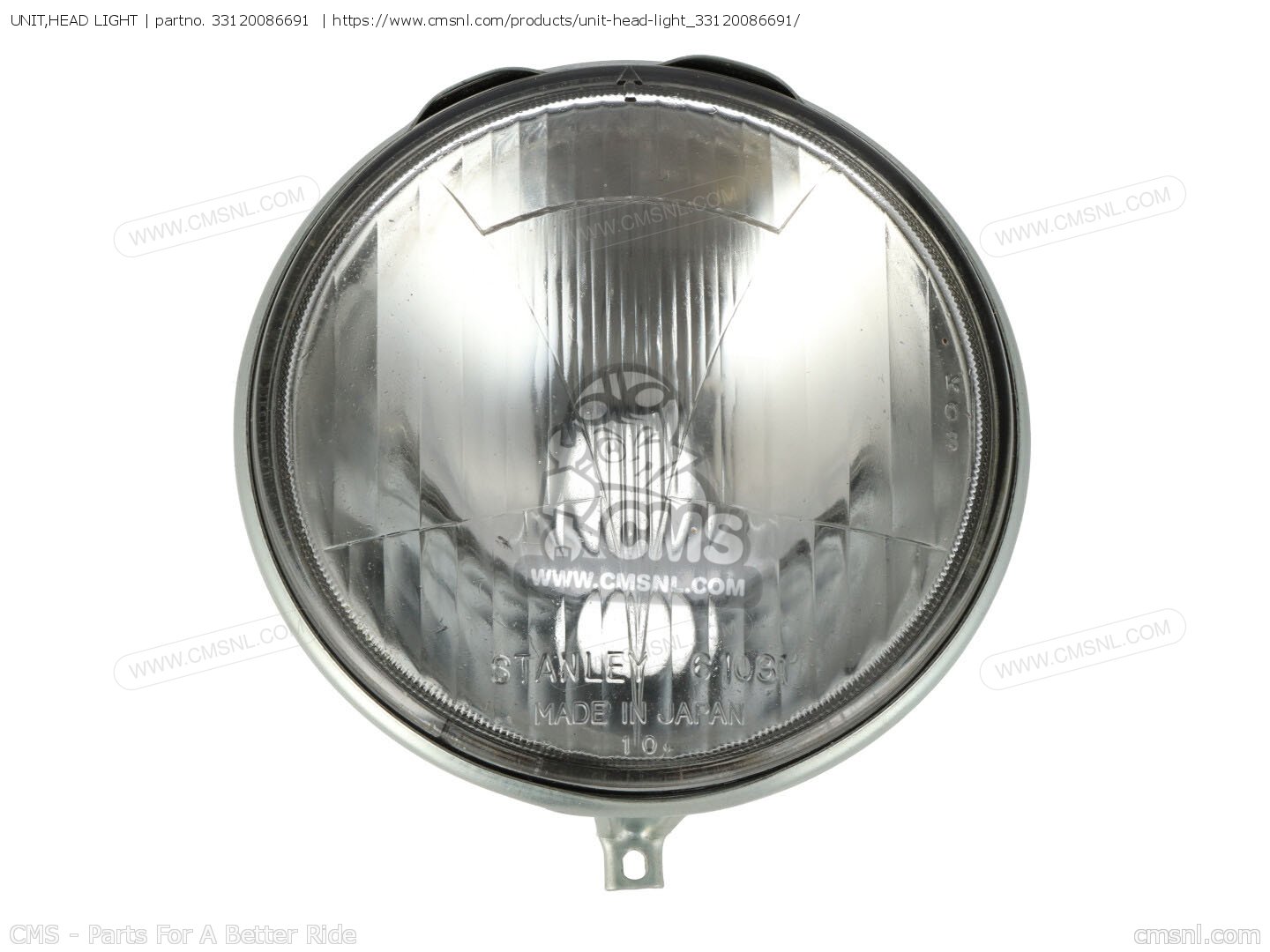 33120086691: UNIT,HEAD LIGHT Honda - buy the 33120-086-691 at CMSNL