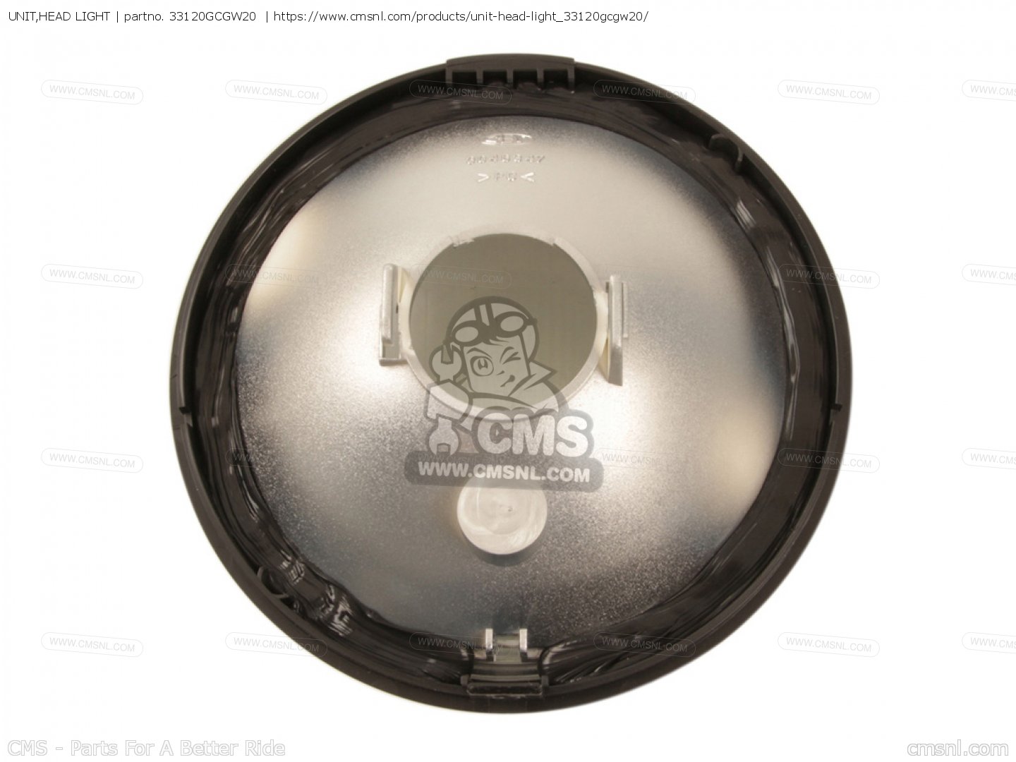 33120GCGW20: UNIT,HEAD LIGHT Honda - buy the 33120-GCG-W20 at CMSNL