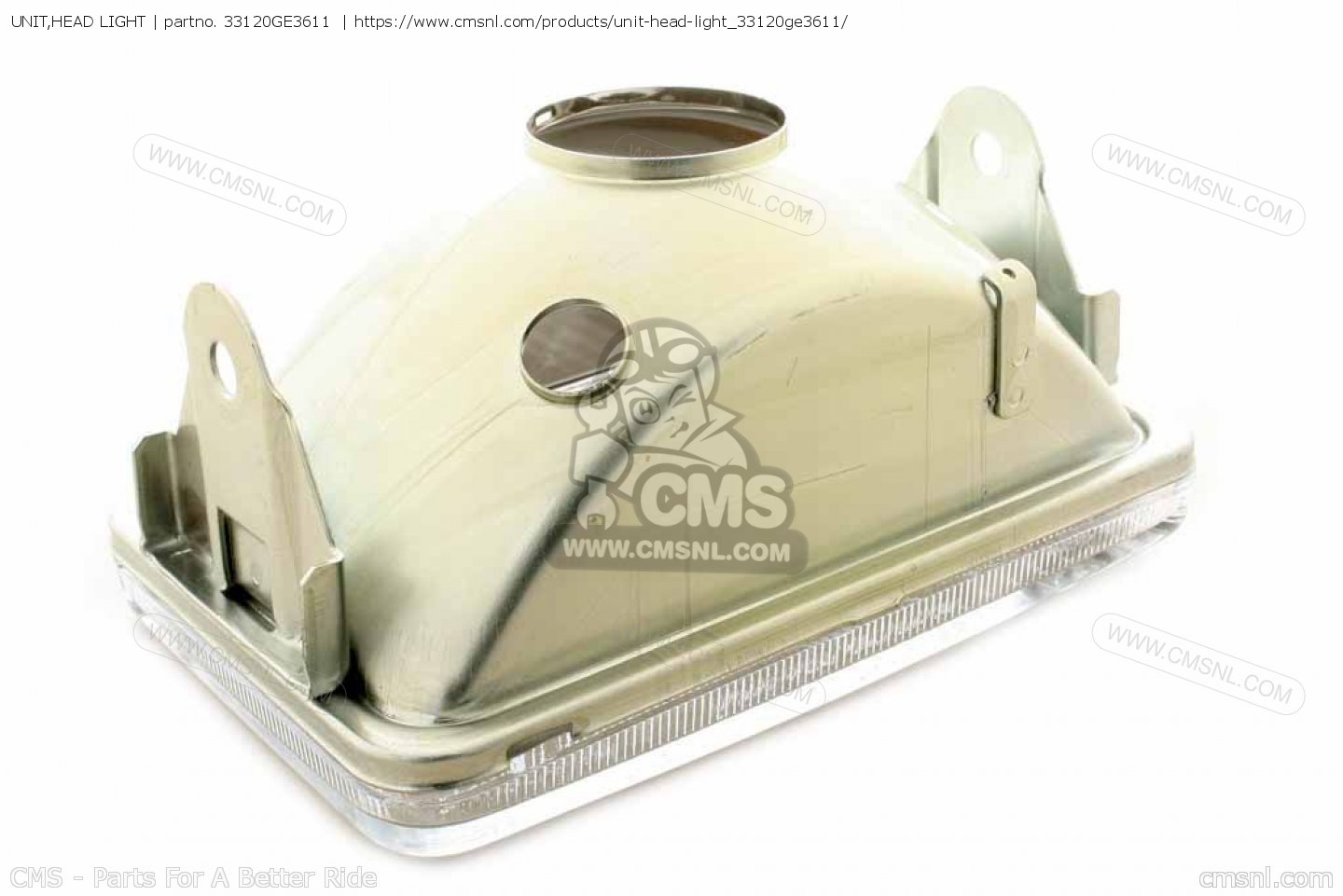 33120GE3611: UNIT,HEAD LIGHT Honda - buy the 33120-GE3-611 at CMSNL