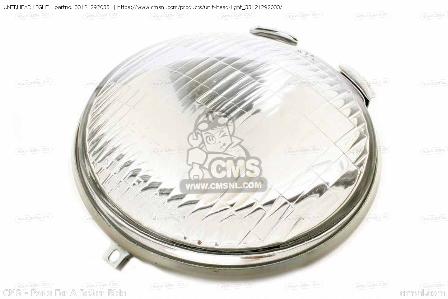 33121292033: Unit,head Light Honda - buy the 33121-292-033 at CMSNL