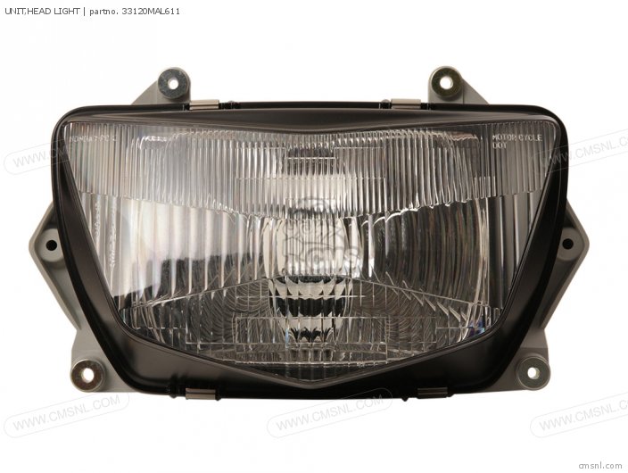 33120MAL611: UNIT,HEAD LIGHT Honda - buy the 33120-MAL-611 at CMSNL