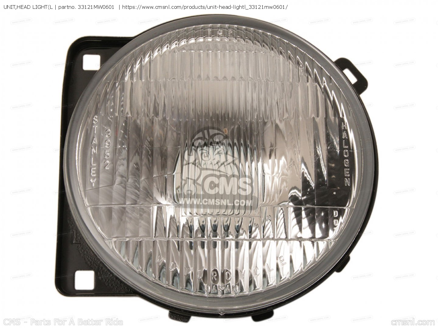 33121MW0601: Unit,head Light(l Honda - buy the 33121-MW0-601 at CMSNL