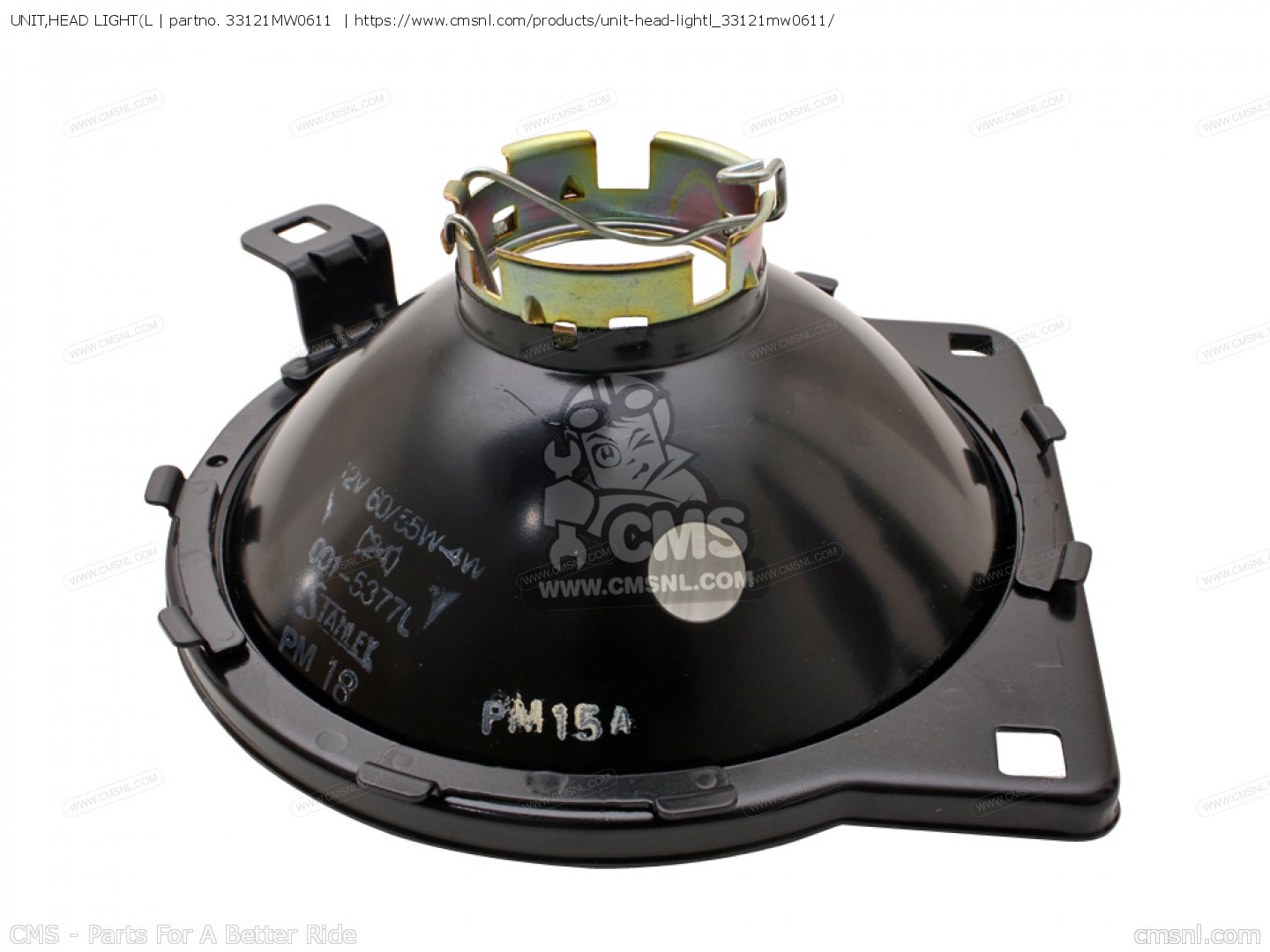 33121MW0611: UNIT,HEAD LIGHT(L Honda - buy the 33121-MW0-611 at CMSNL