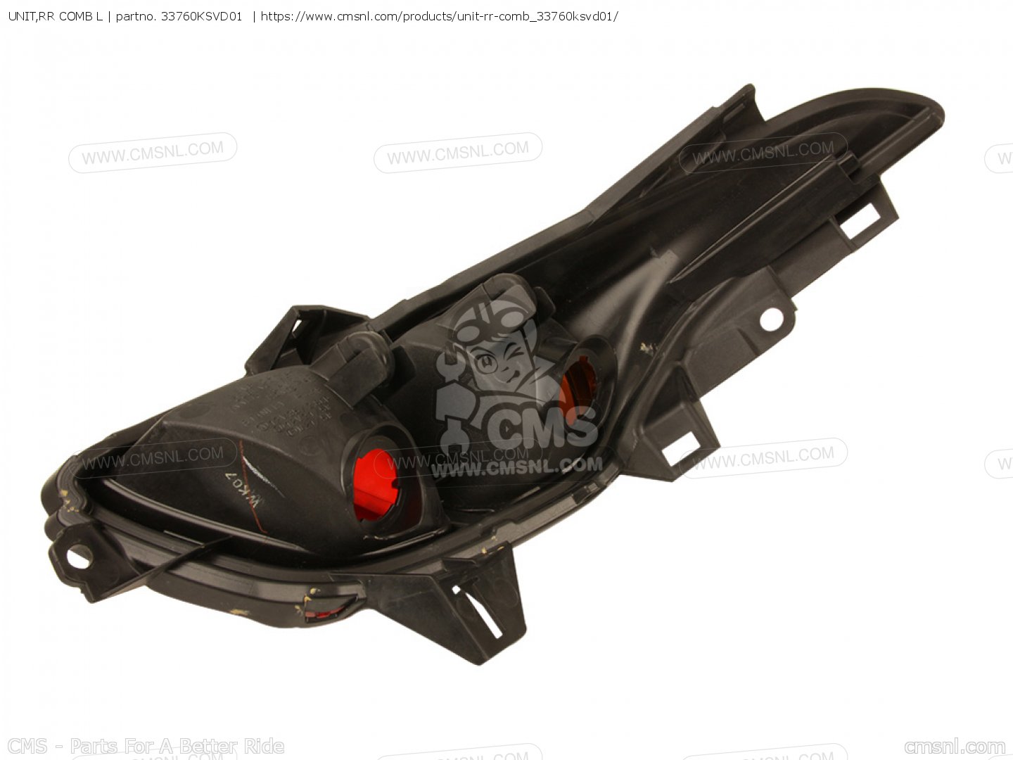 33760KSVD01: Unit,rr Comb L Honda - buy the 33760-KSV-D01 at CMSNL