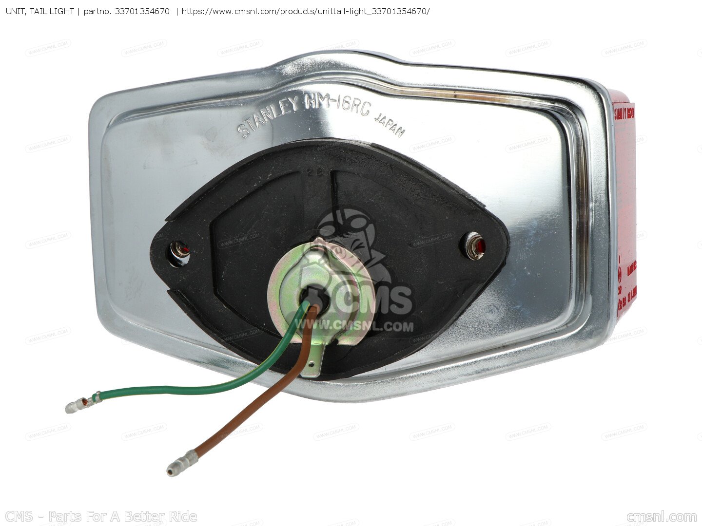 33701354670: Unit, Tail Light Honda - buy the 33701-354-670 at CMSNL